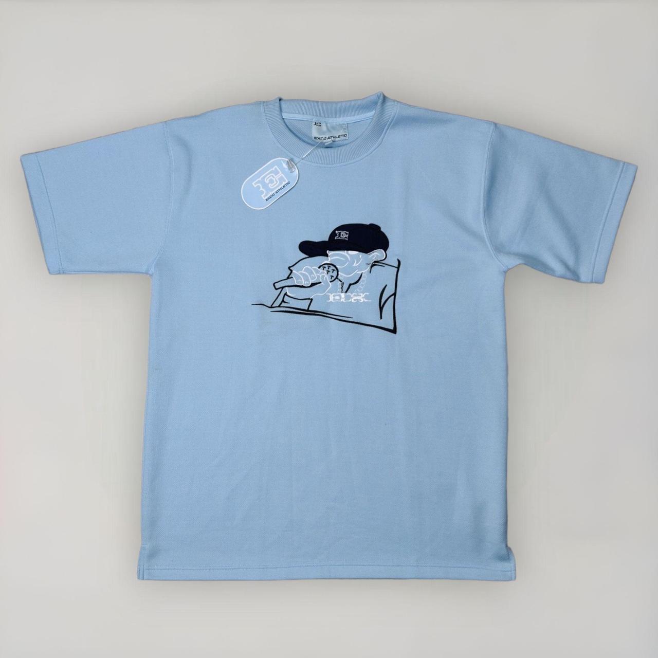 Exco Athletic T-Shirt Jersey Y2K Hip Hop Polyester... - Depop