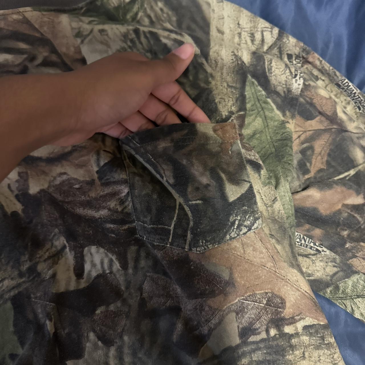 Camouflage ranger long-sleeve shirt Slightly used... - Depop