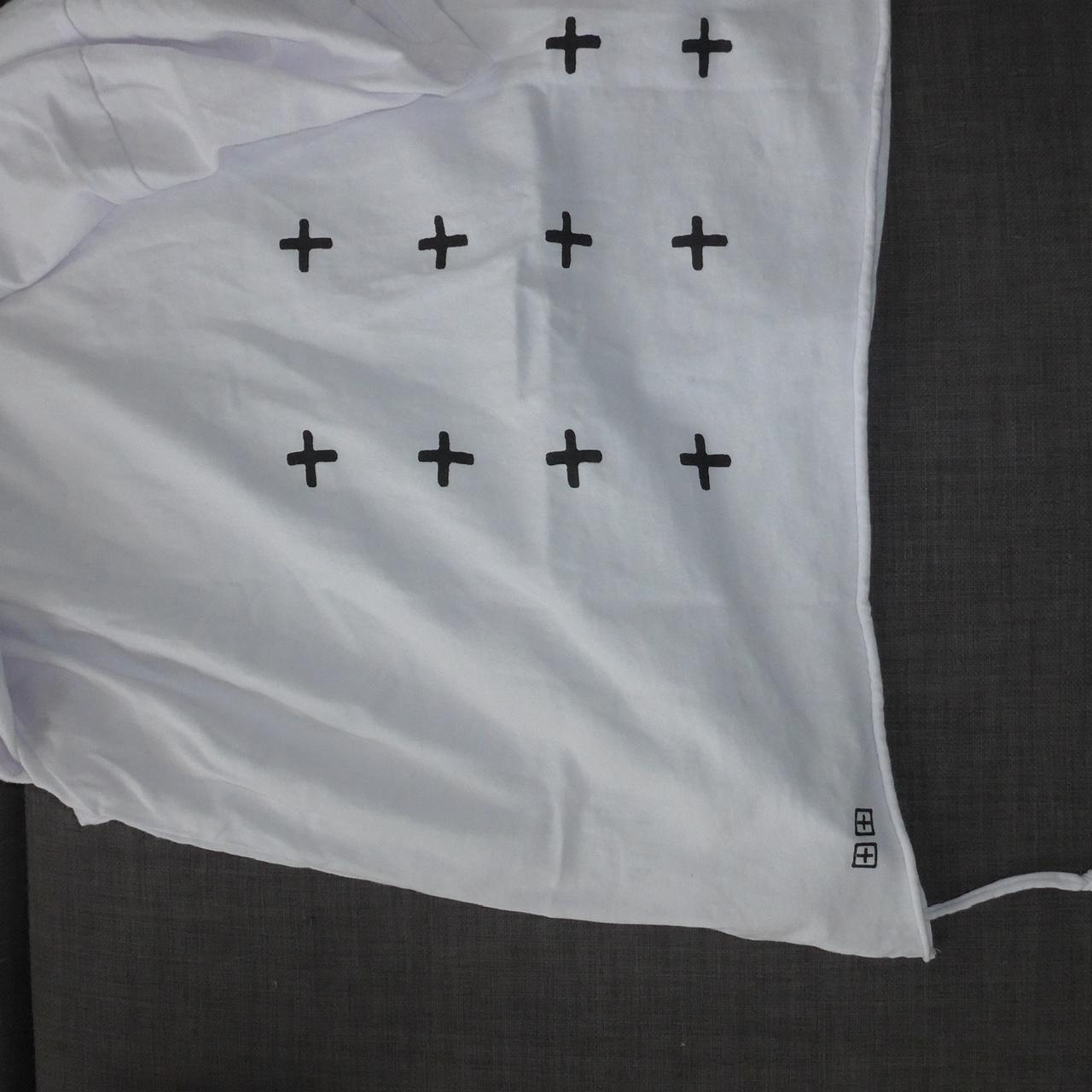 KSUBI TEE 4x4 biggie ss tee optic white with raw edge - Depop