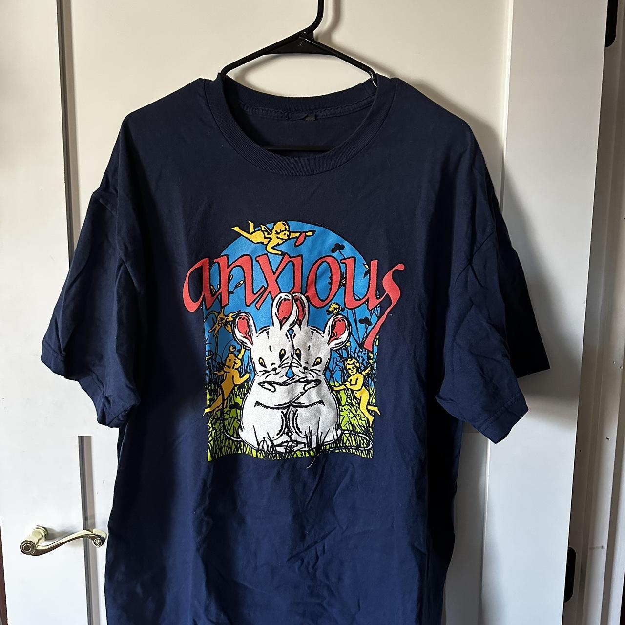 Anxious Band Emo Punk T Shirt. No Tag - Depop