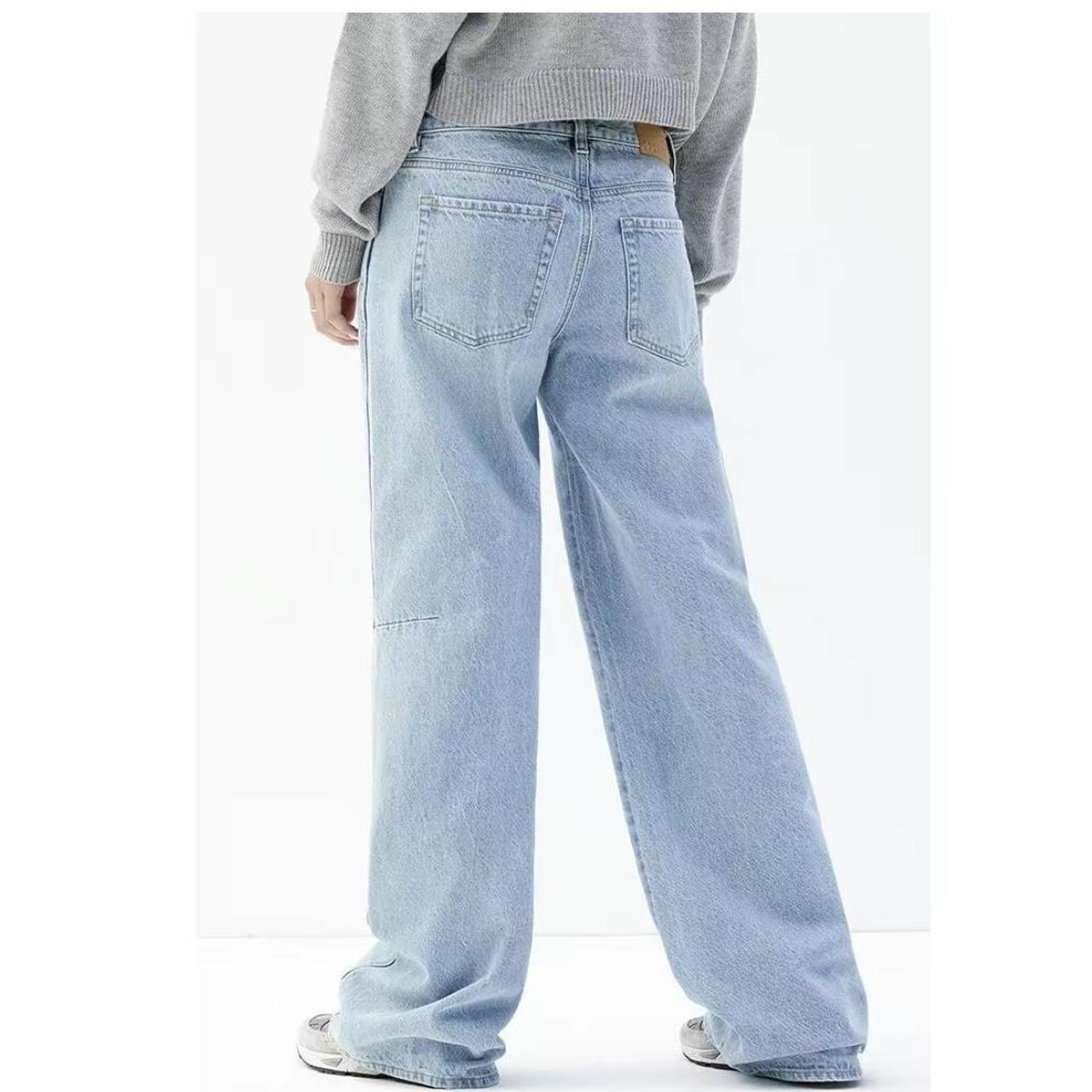 -PacSun low rise baggy jeans -Casey light indigo... - Depop