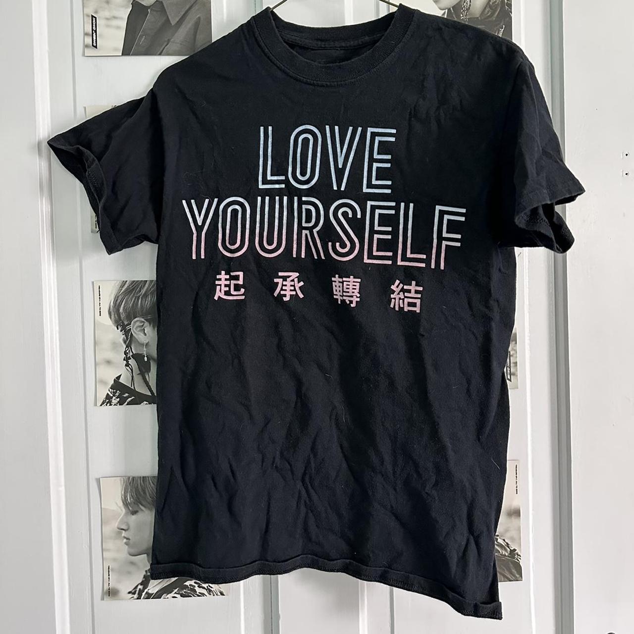 Bts Love Yourself tee size small #BTS #kpop... - Depop