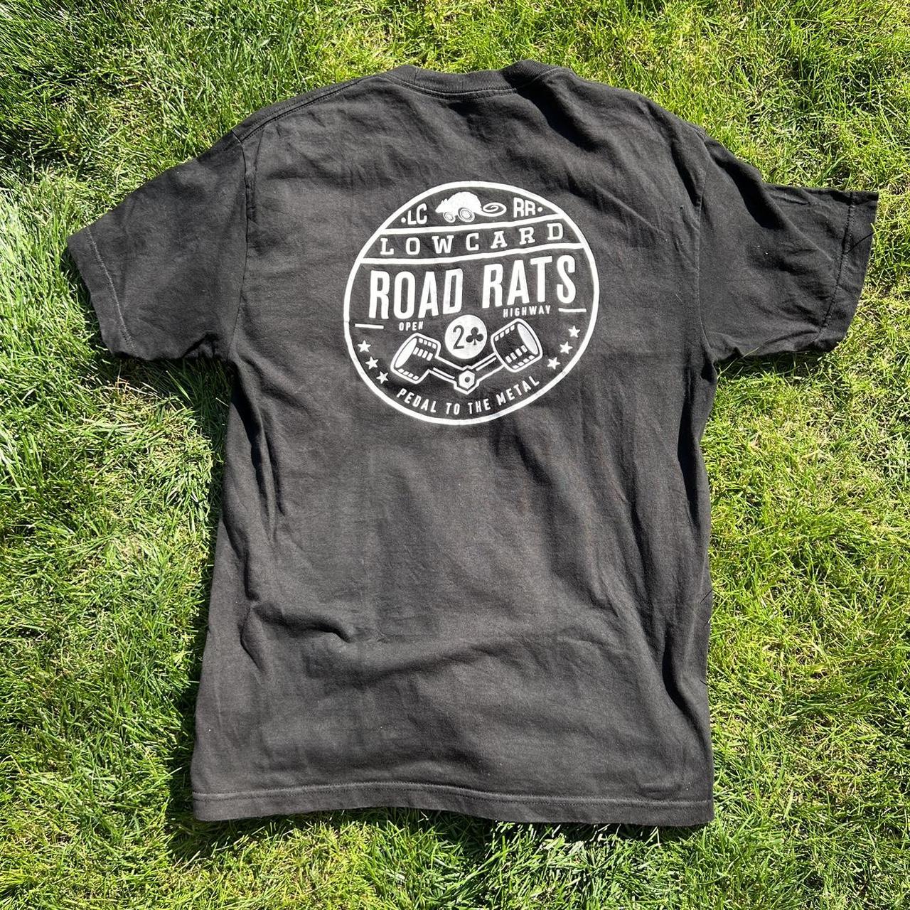 LOW CARD Road Rats Pocket T-Shirt // LARGE // Black... - Depop