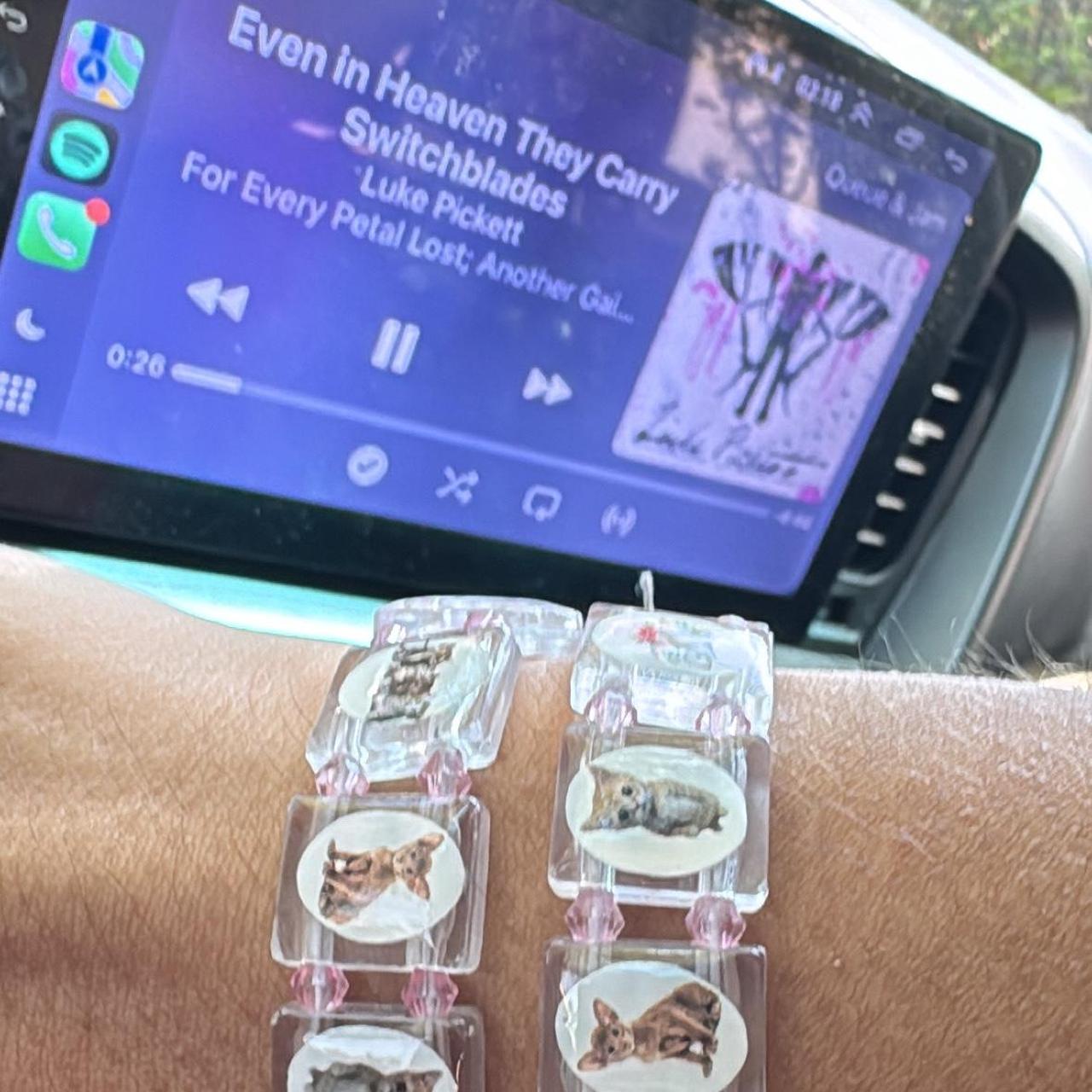 *ONE* Bazo 1199 Clear Cat Bracelets | Depop