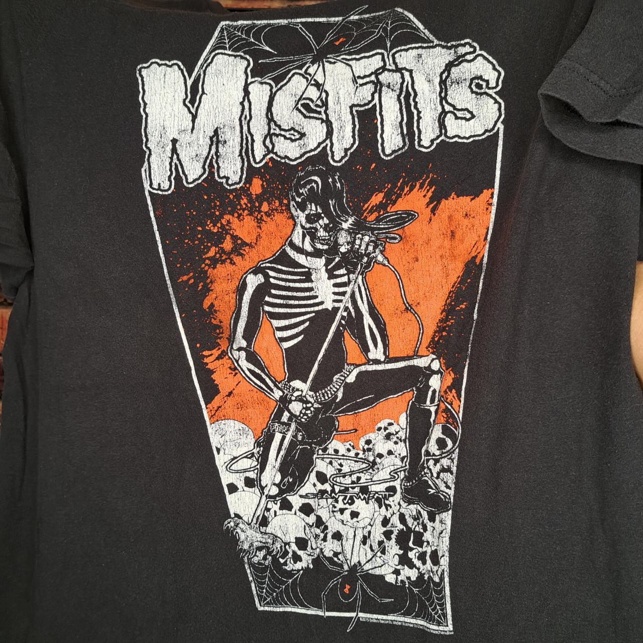 Misfits Coffin Skulls and Skeleton t-shirt Size... - Depop