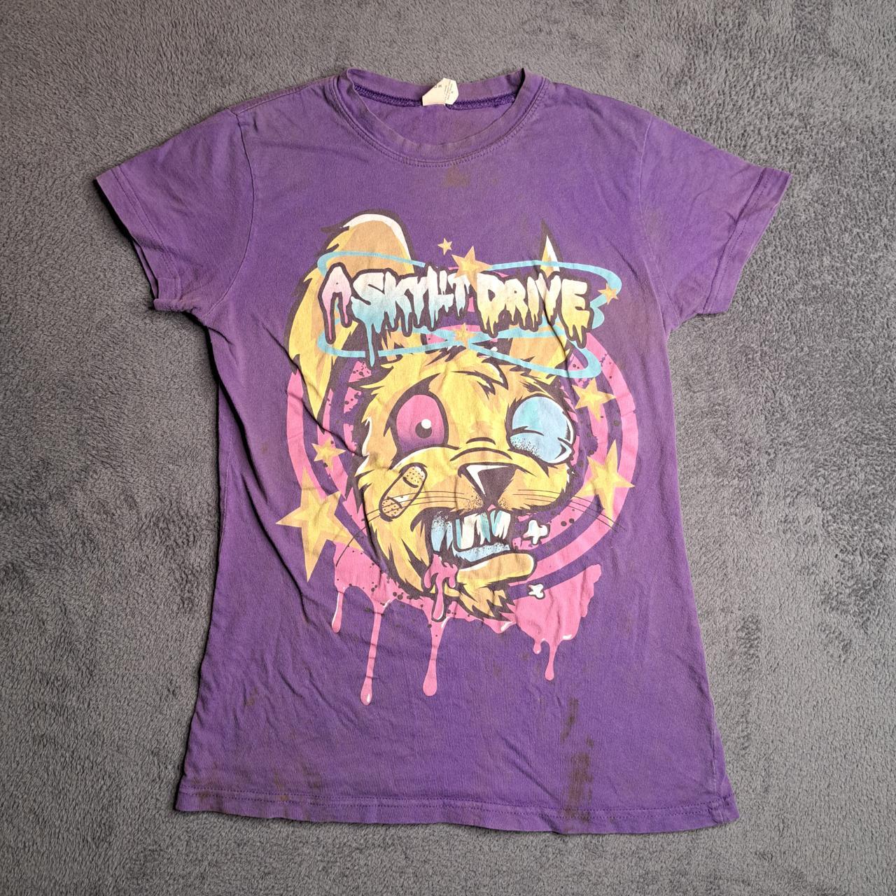 y2k scene kid hot topic A Skylit Drive band t shirt... - Depop