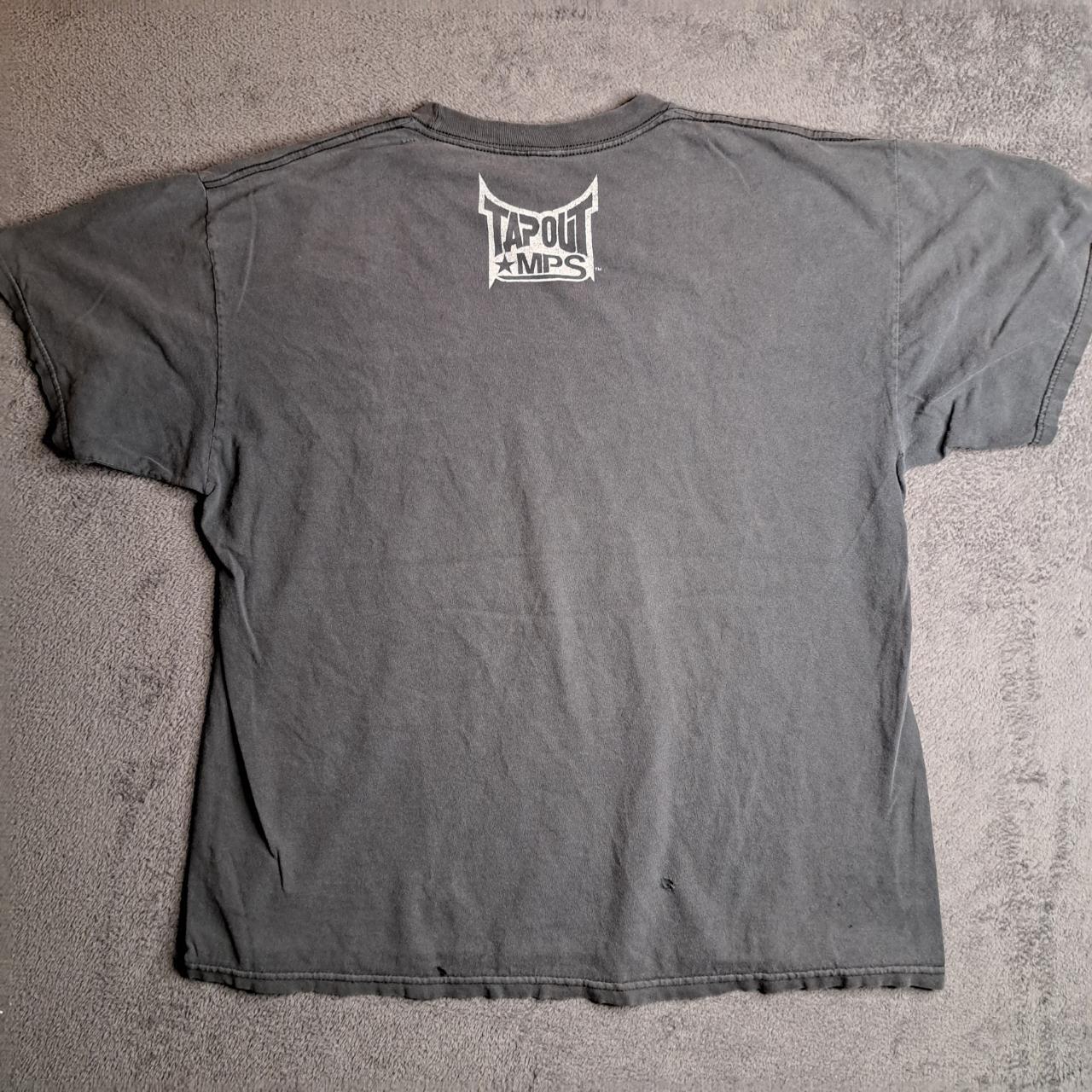 y2k grunge punk style tapout brand t shirt size... - Depop