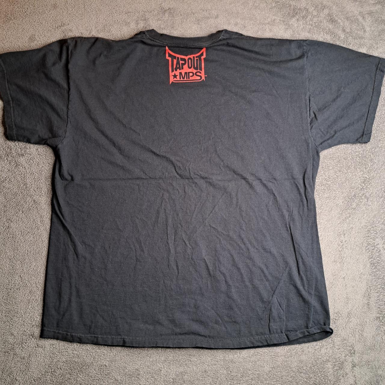 y2k grunge punk style tapout brand insane print t... - Depop