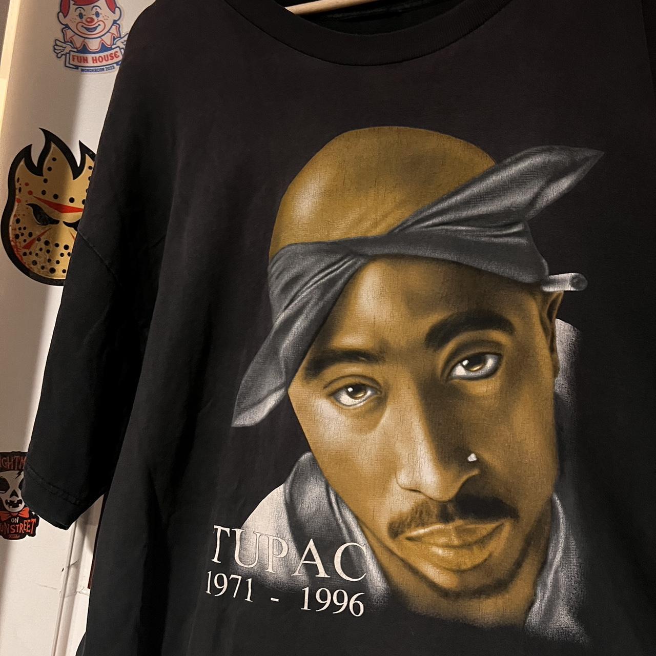 90s Tupac rap tee size Xxl #90s #tupac - Depop
