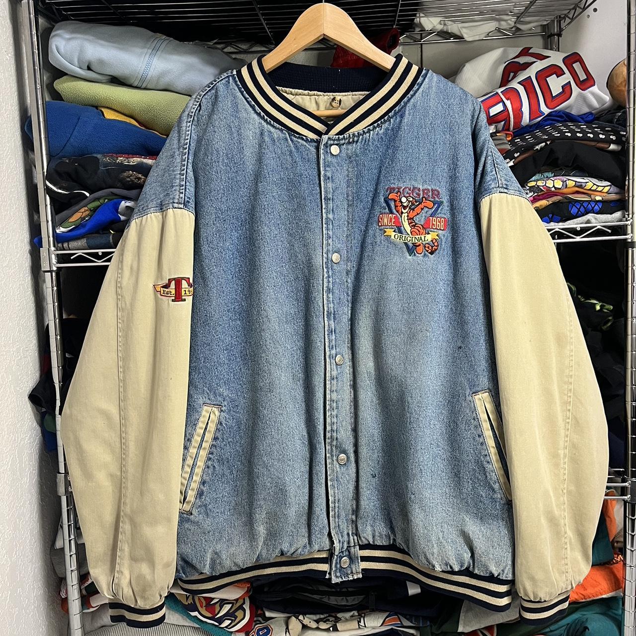 Vintage Disney Tigger Varsity jacket Vintage Disney... - Depop
