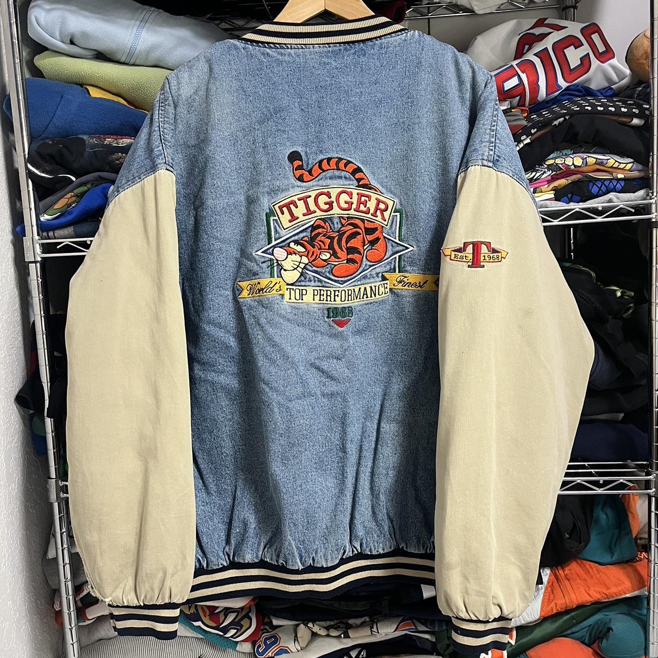 Vintage Disney Tigger Varsity jacket Vintage Disney... - Depop