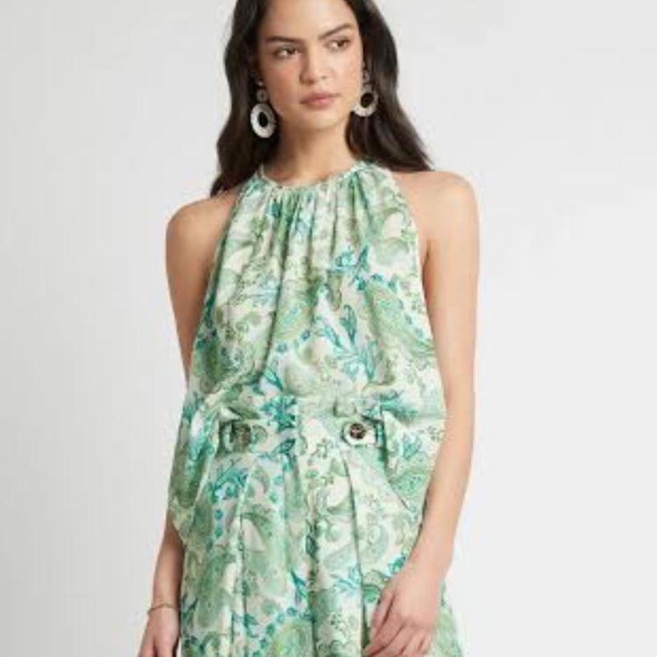 Sheike Floral Green Top - Depop