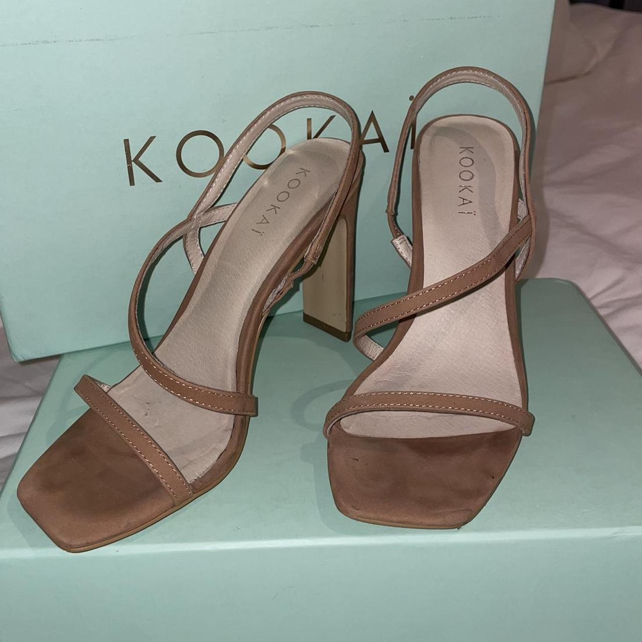 Kookai Alia heels in camel colour. Size EU 36 / UK 3... - Depop