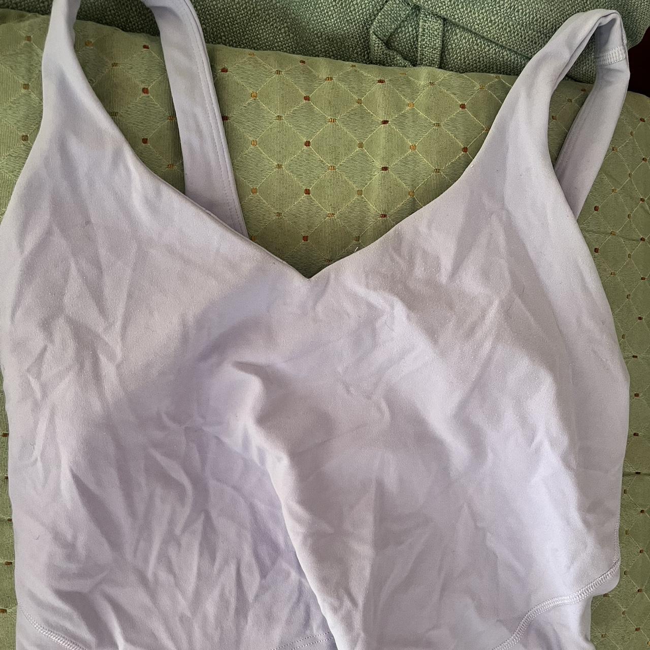 Lululemon purple align tank size 8 WITHOUT padding... | Depop