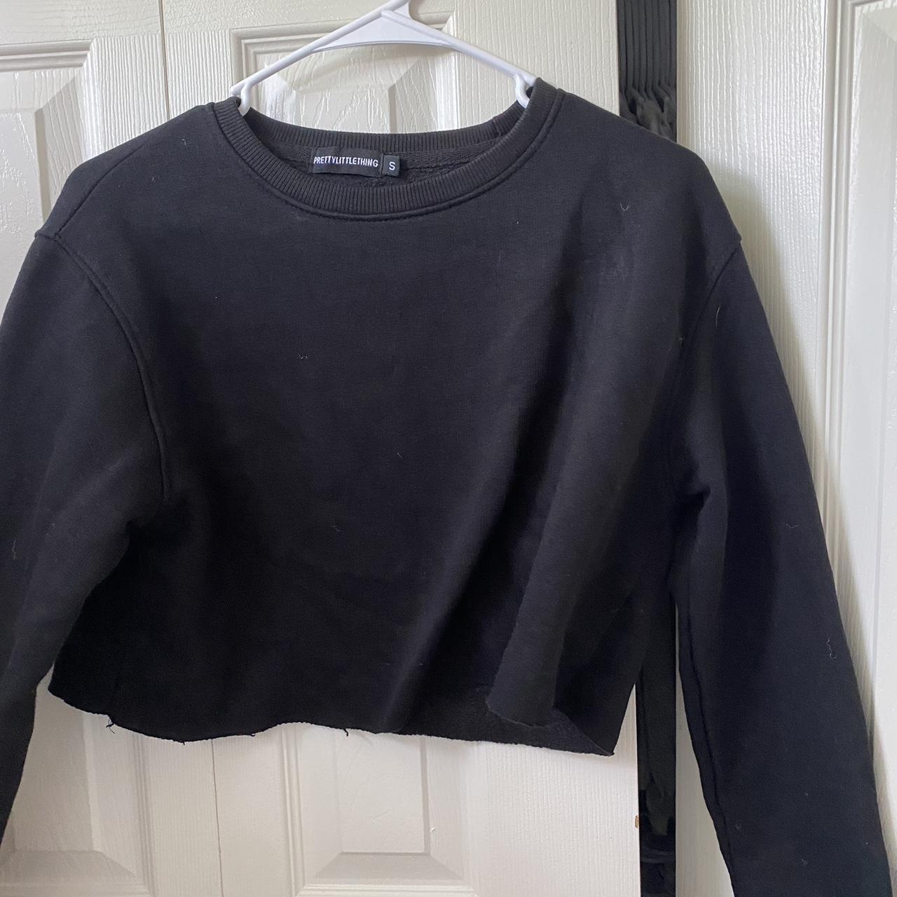 sweater crop top from pretty little thing new,... - Depop