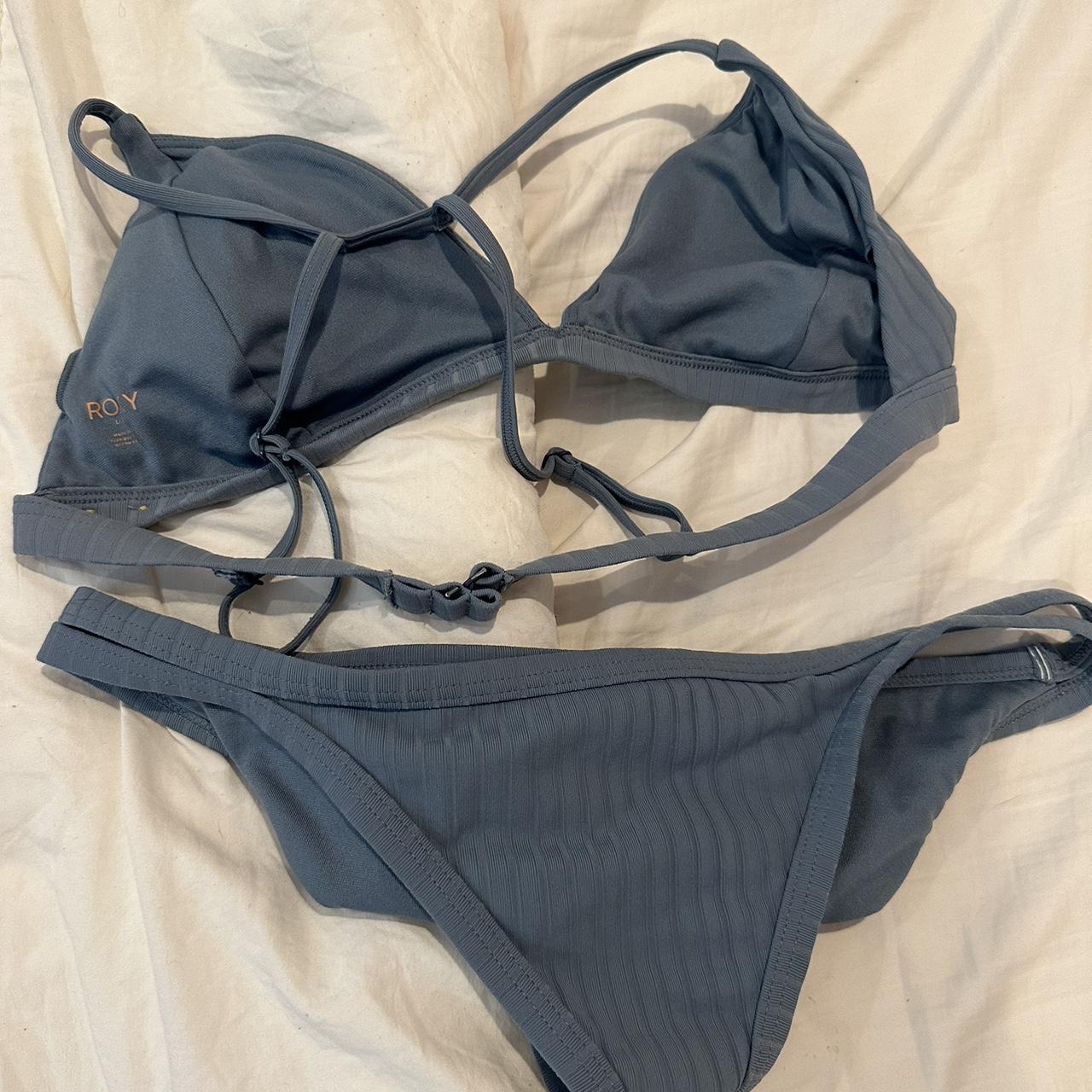 BLUE ROXY BATHING SUIT - Depop