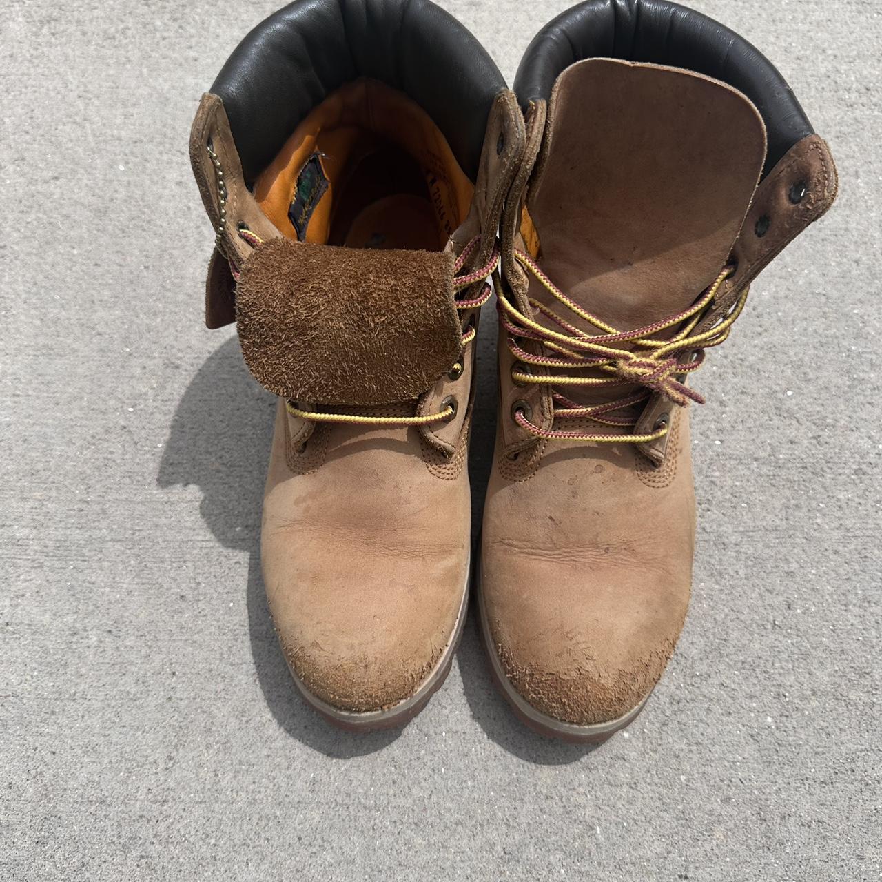 Timbs size 8 fit like a 9 super sick great shoe that... | Depop