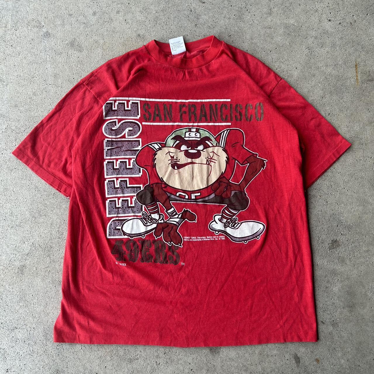 VTG San Francisco 49ers Taz Devil Looney Tunes... - Depop