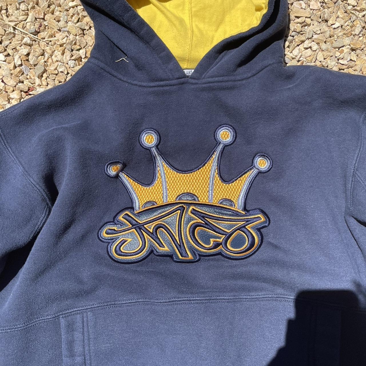 Jnco jeans hoodie tagged size medium. No major flaws... - Depop