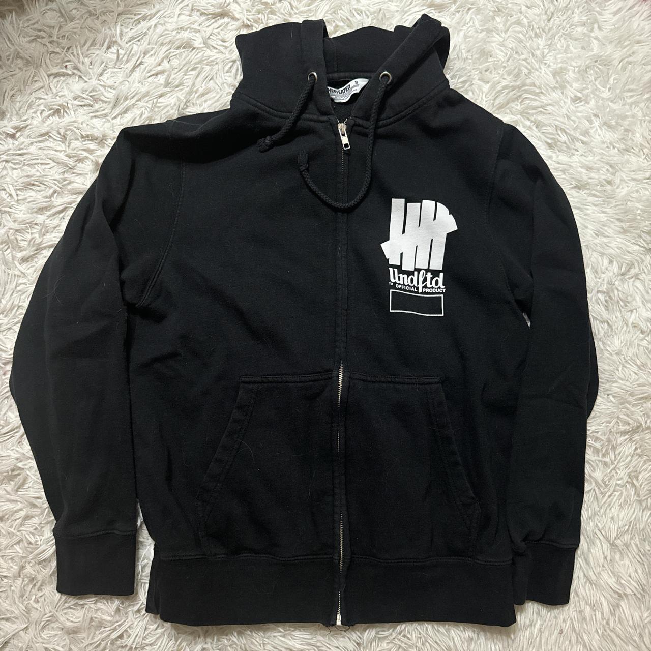 Undefeated black zip up Mens S *USA ONLY‼️* - Depop