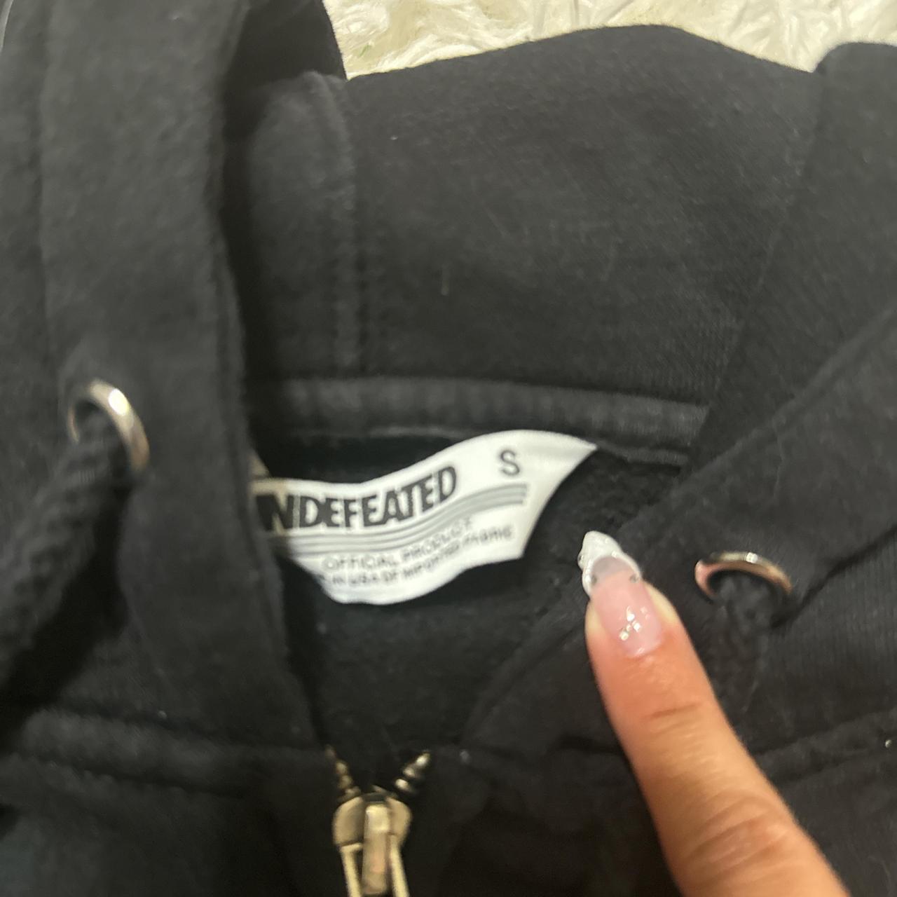 Undefeated black zip up Mens S *USA ONLY‼️* - Depop