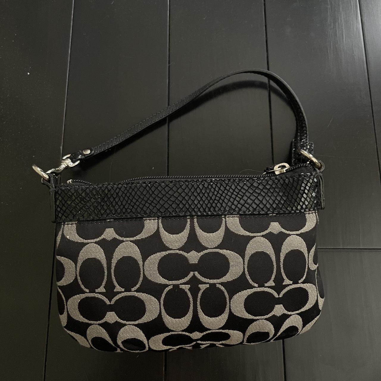 Mini Black coach purse. - Depop