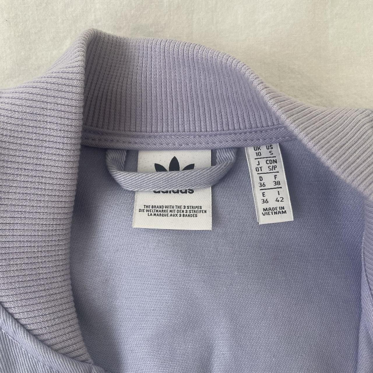Adidas Purple Jacket painted a dragon on the back... - Depop