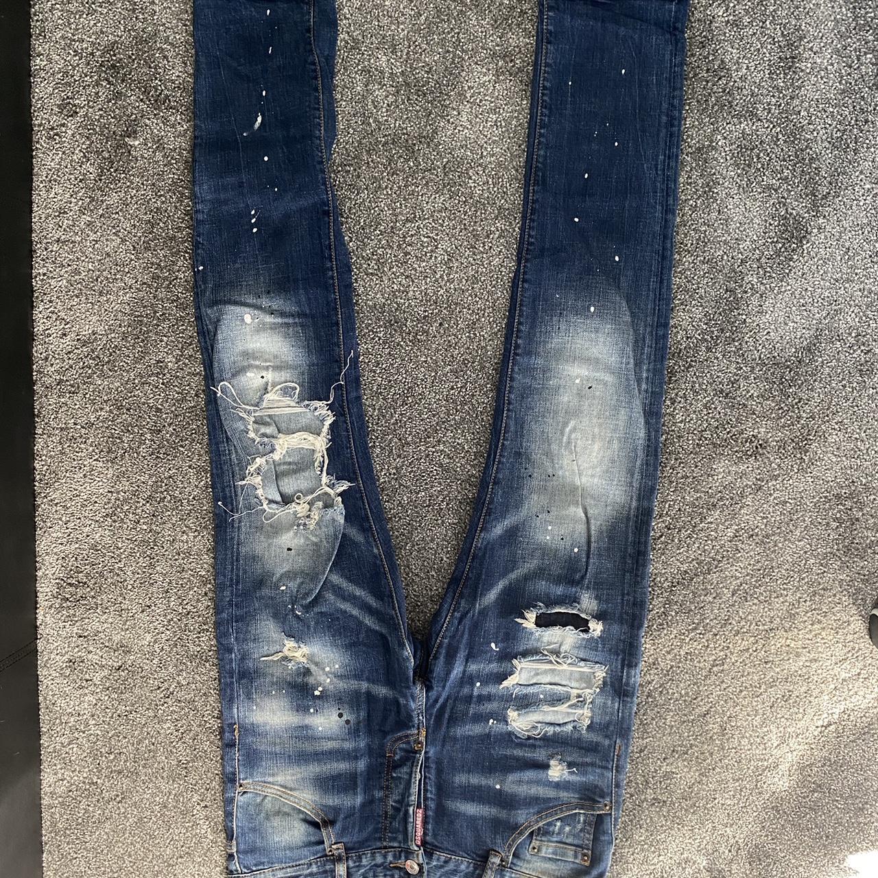Dsquared Jeans Heavy signs of use slim fit... - Depop