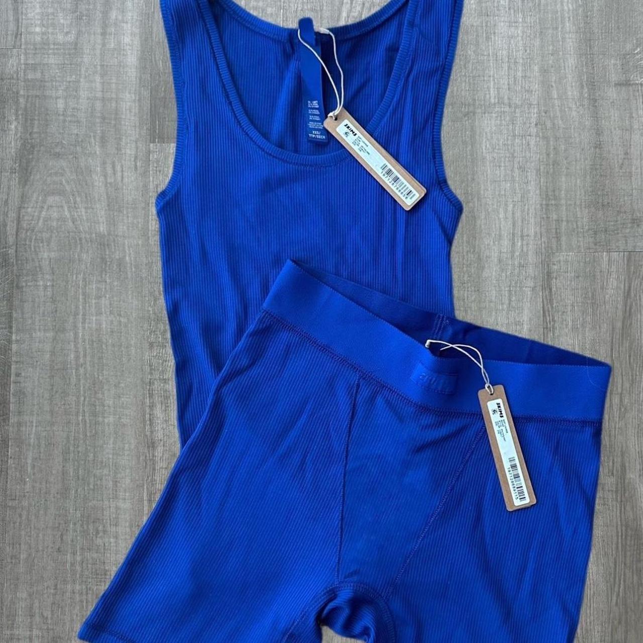 dark blue skims size small DM FIRST BEFORE BUYING!!! - Depop