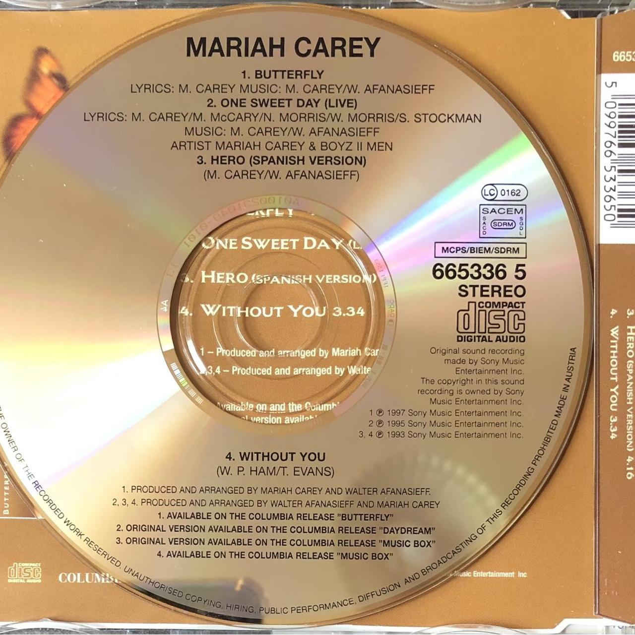 Mariah Carey - Butterfly CD Single 4?Track CD... - Depop