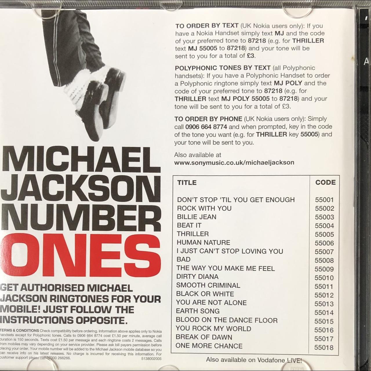 Michael Jackson - Number Ones CD Album. 18 track... - Depop