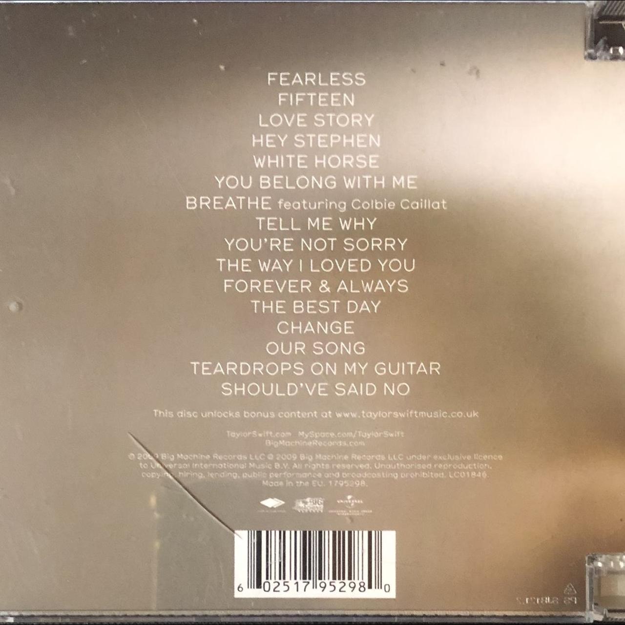 Taylor Swift - Fearless CD Album 16 Track CD Album... - Depop