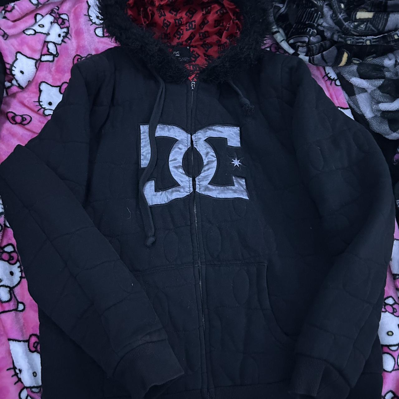 ts on hold 😝 Dc fur lined hood snow jacket silk... - Depop