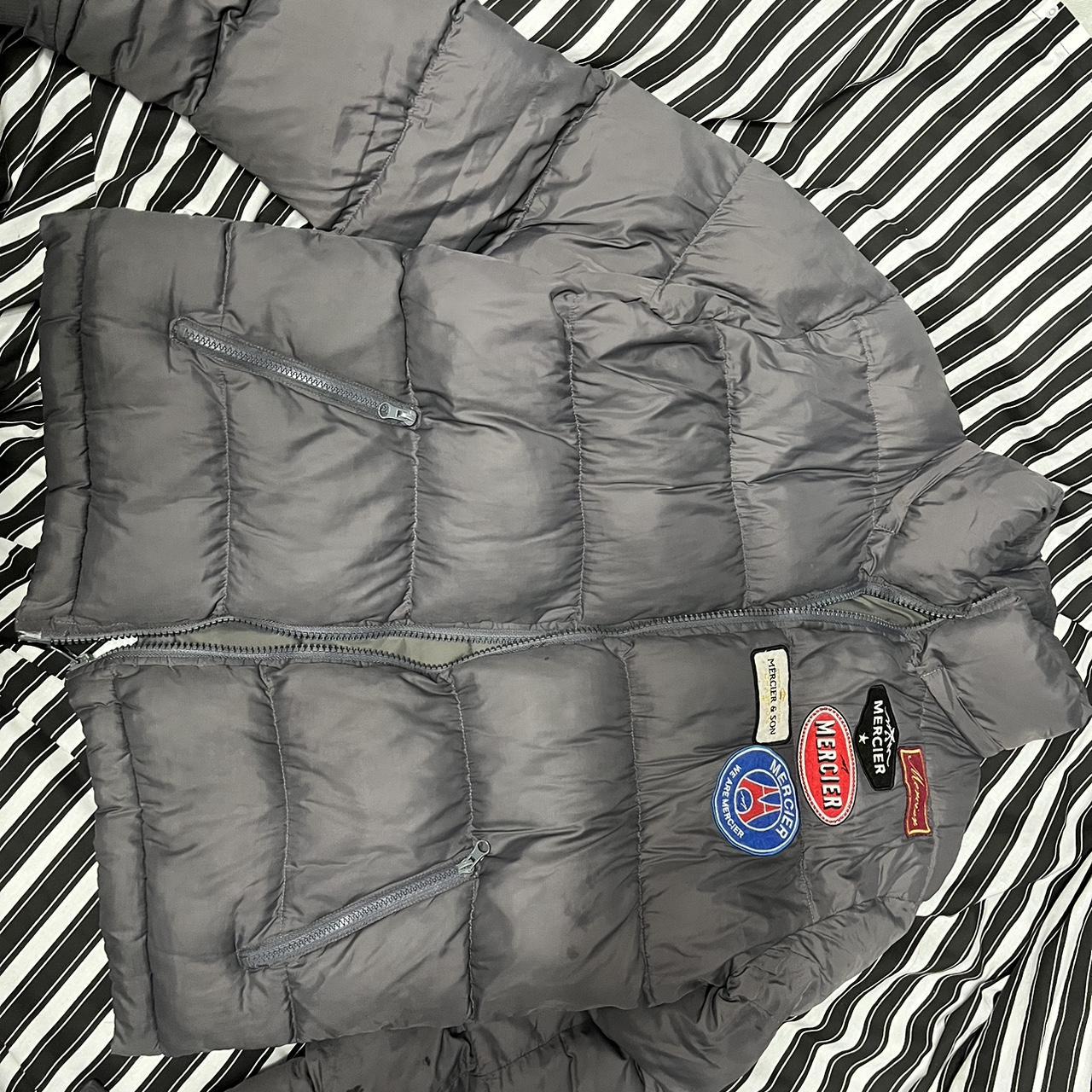 mercier puffer coat No hood Zip broken as well as... | Depop