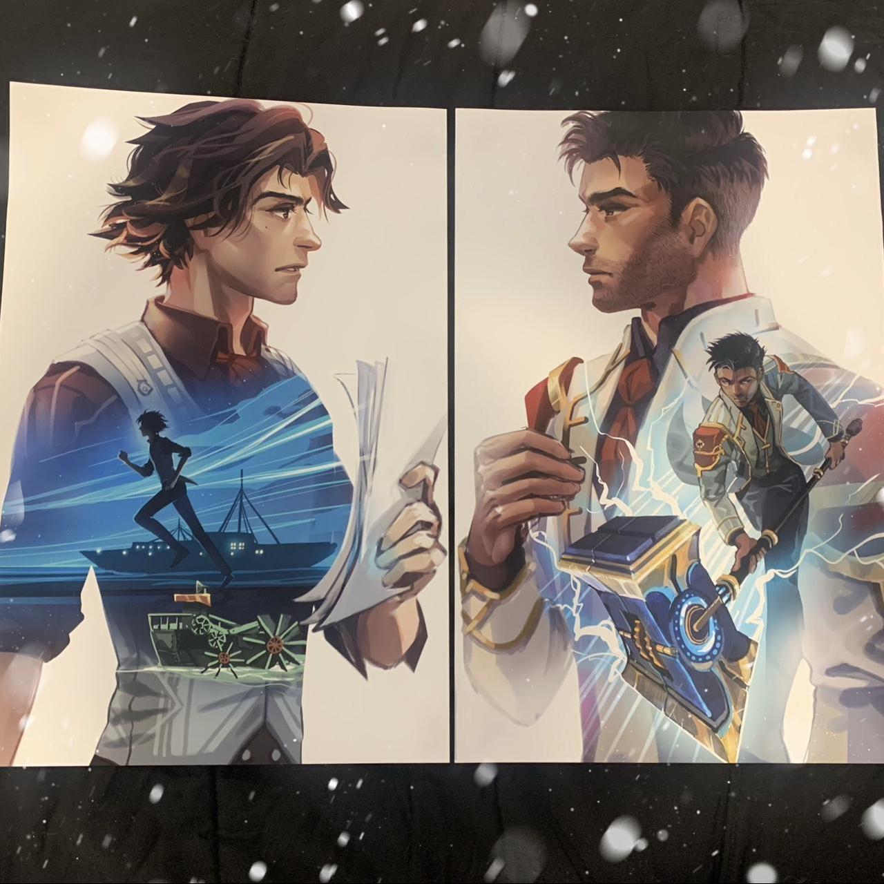 Viktor And Jayce Arcane 🩵⚒️ Matching Posters Depop