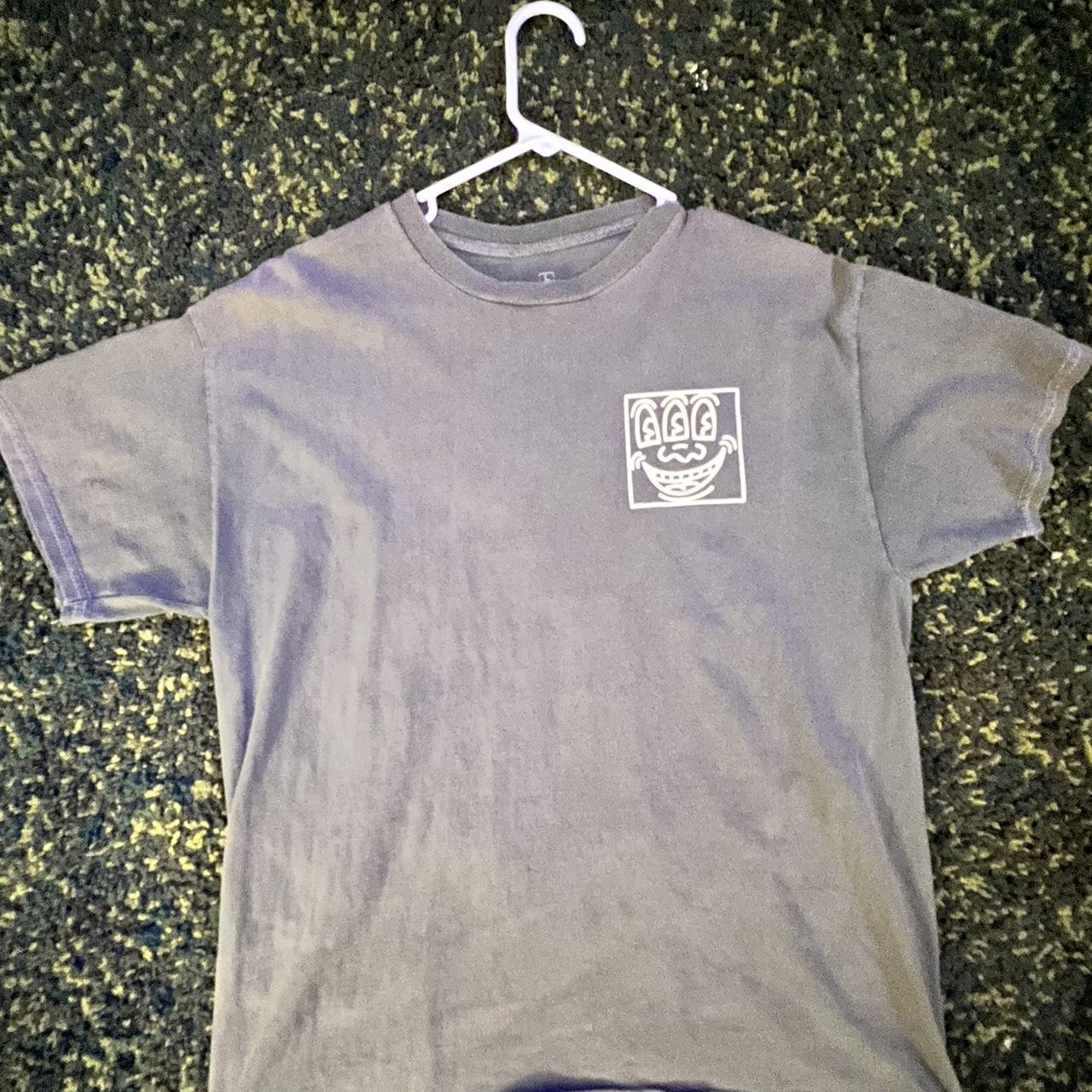 Keith Haring Pacsun T-Shirt (looks gray, more dark... - Depop