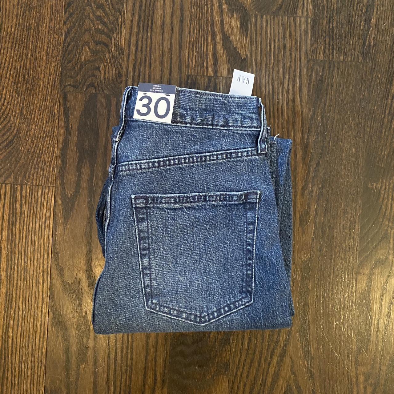 GAP Cheeky Straight Sky High Jeans - NWT Size 30” /... - Depop