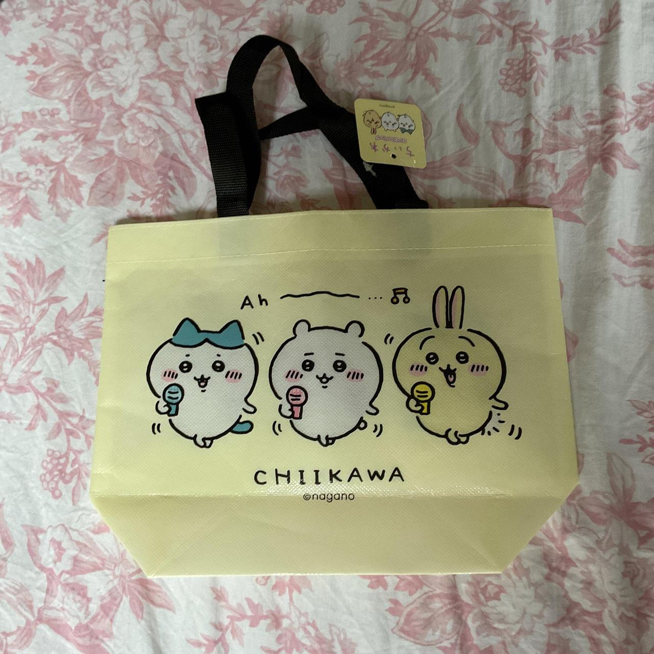 🌼Yellow Chikawa mini tote bag🌼 Print on both... - Depop