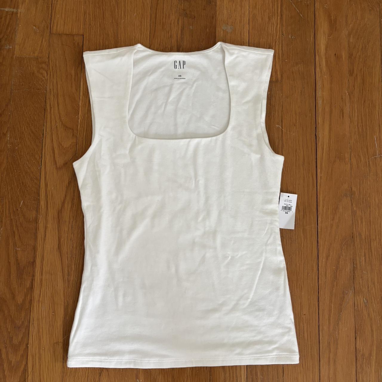 White Gap tank top #gap #tanktop Fits a little... | Depop