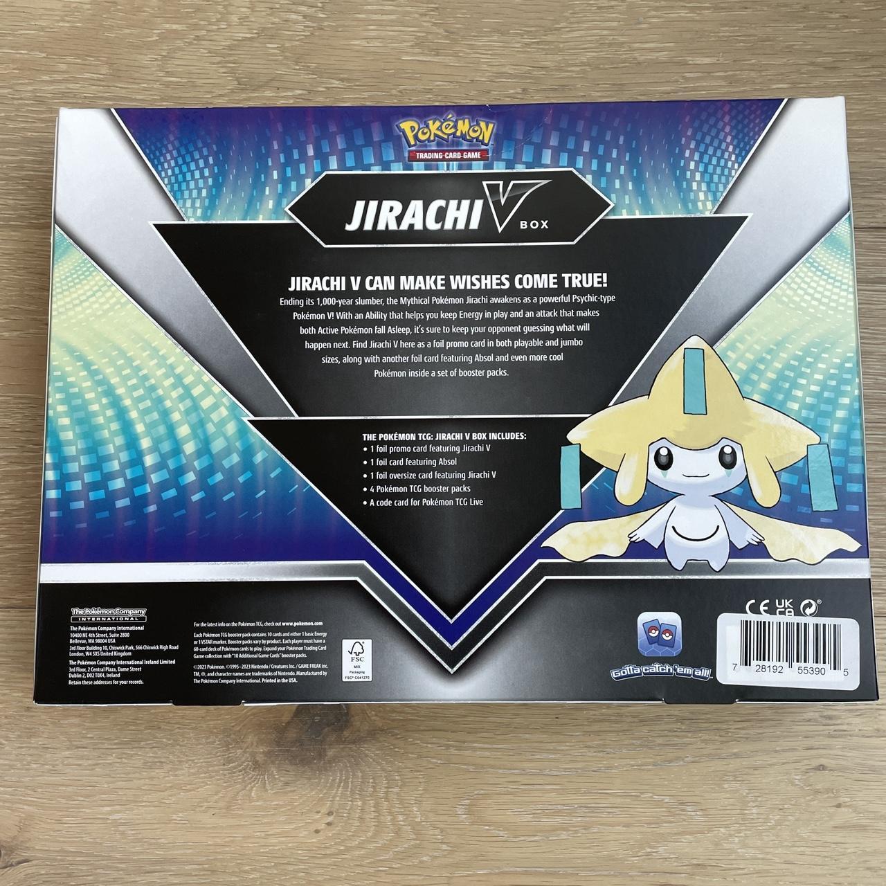 Jirachi V Box Pokemon Cards Pokemon TCG Card... | Depop