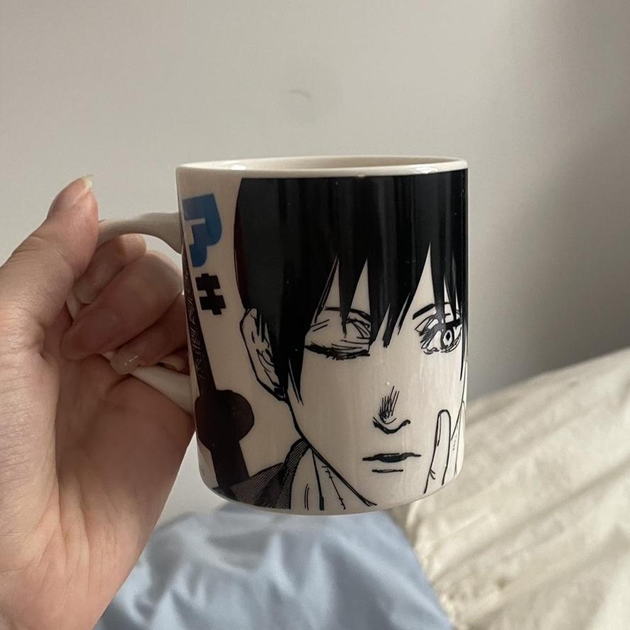 chainsaw man aki mug like brand new #chainsawman... - Depop