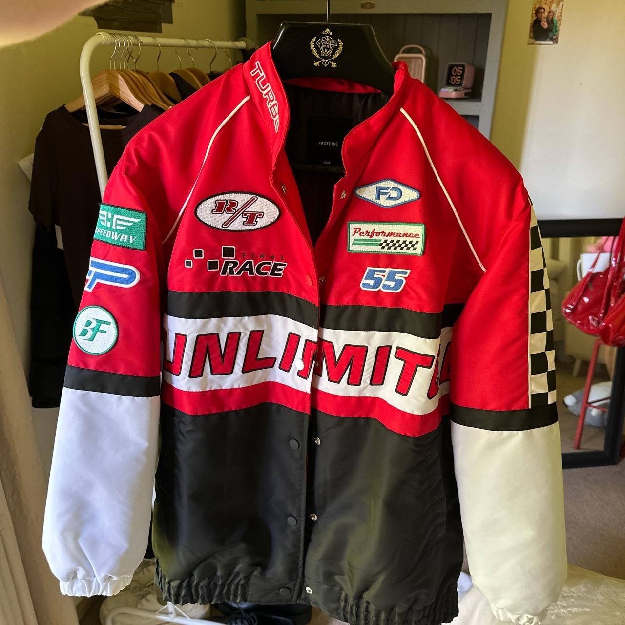 SUCH A STYLISH racing jacket from factorie!! So... - Depop