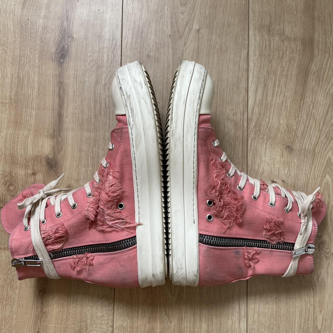 Pink Rick Owens Ramones Size 42EU The pictures were... - Depop
