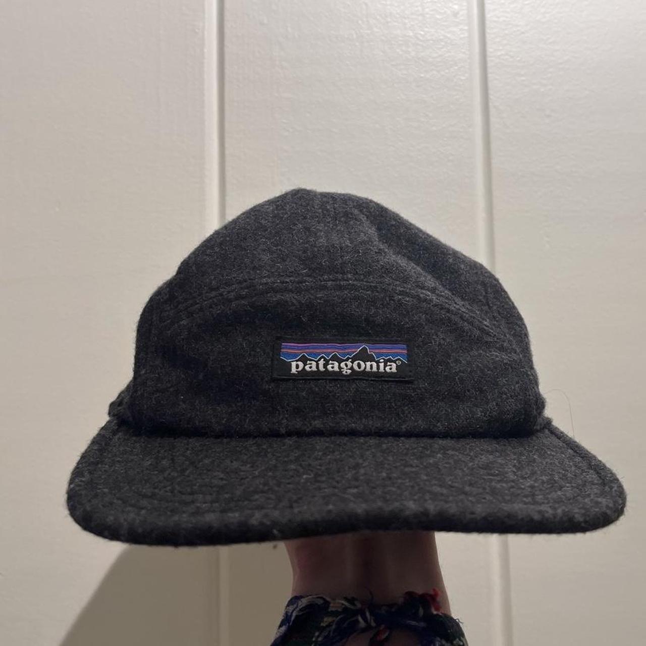 Patagonia Wool 5 Panel Wool Hat Snapback Grey Great... - Depop