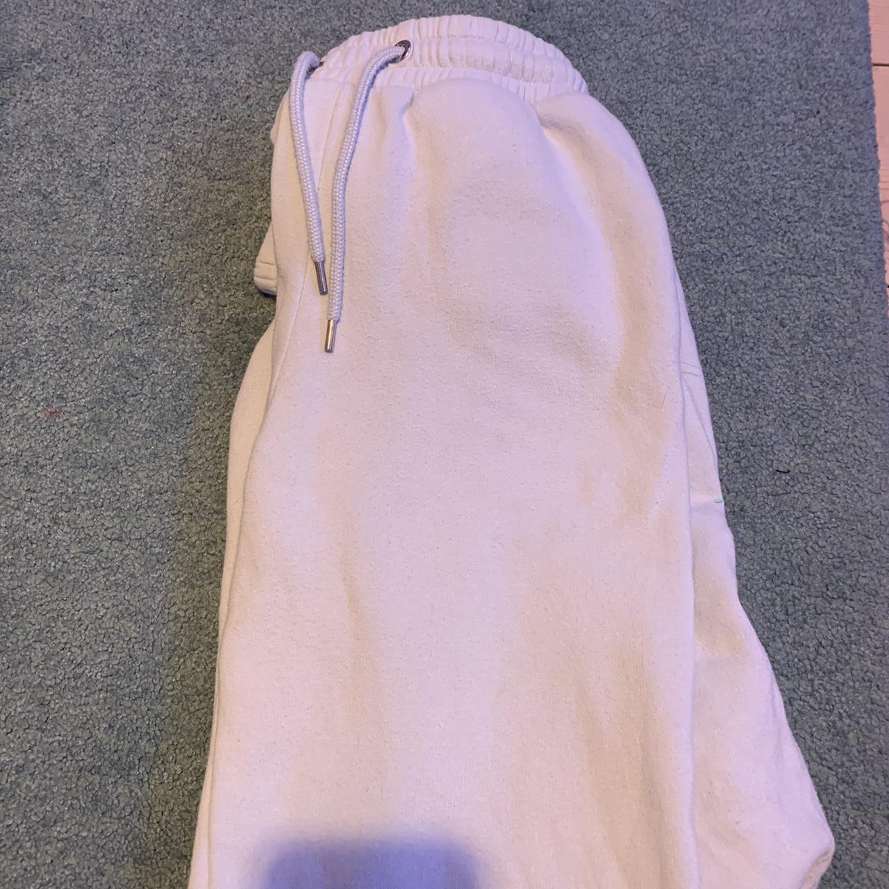 Cute really light blue sweatpants from monki small... - Depop