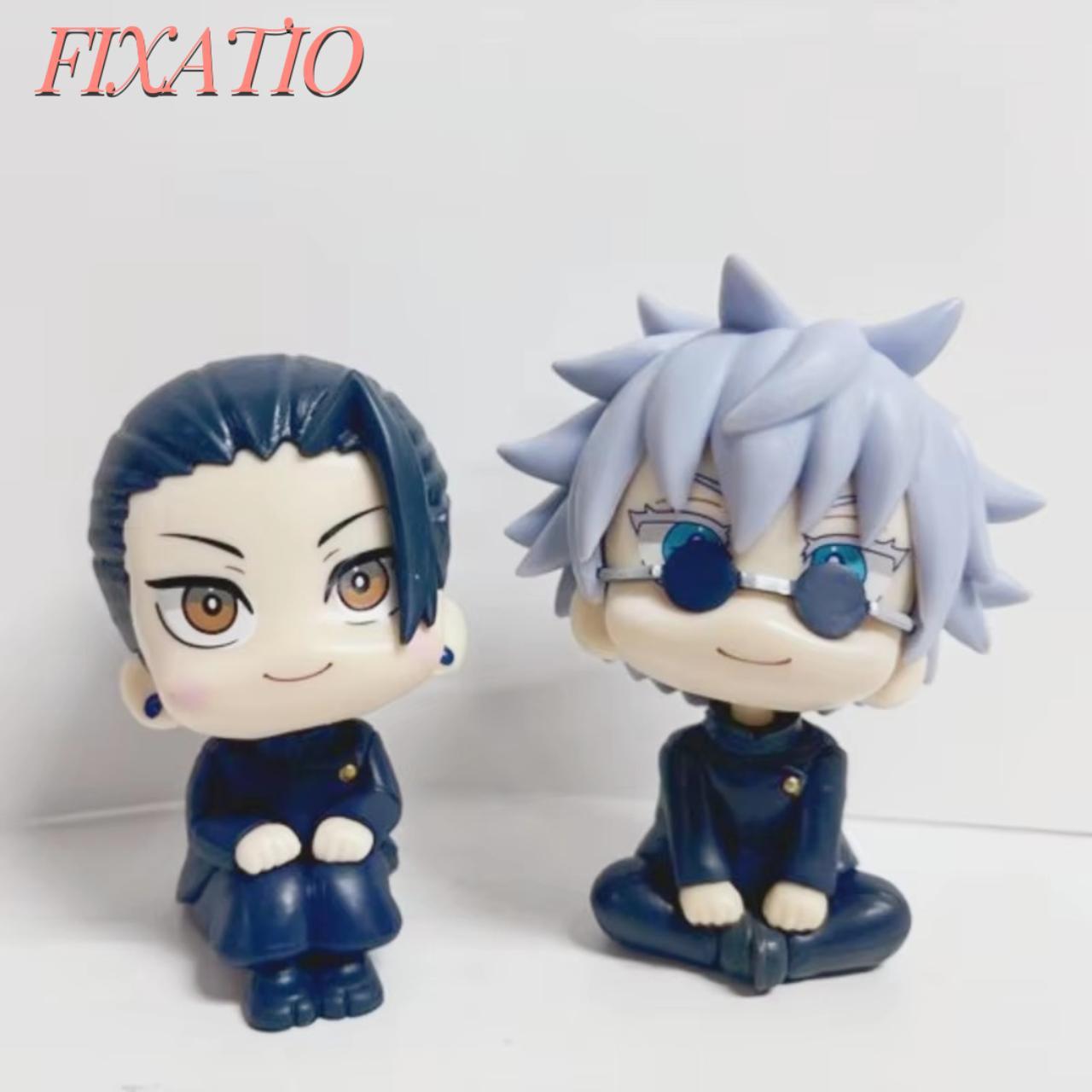 10cm satoru gojo and suguru geto jjk cute chibi mini... - Depop