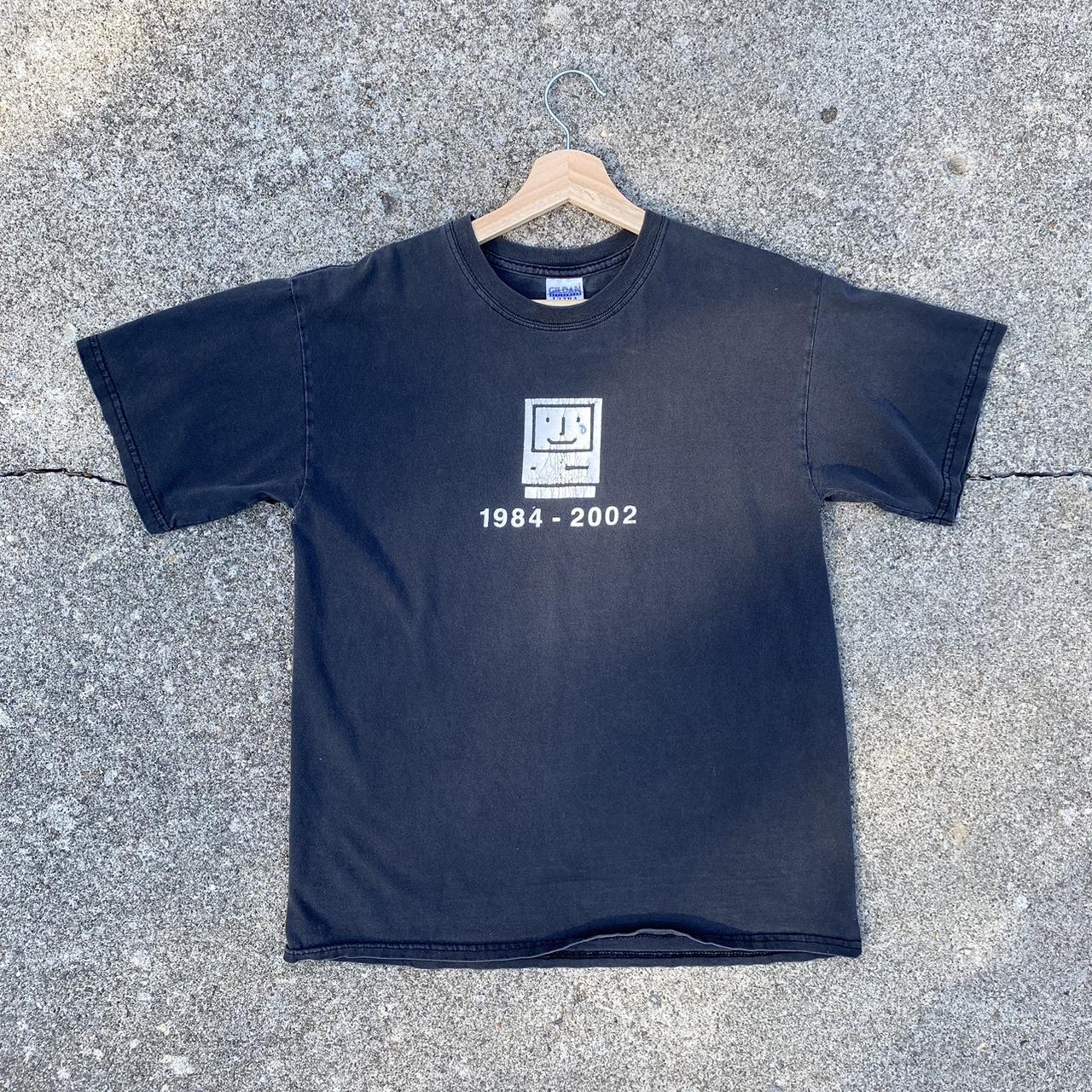 Vintage Y2K Apple Macintosh Death T-Shirt Size... - Depop