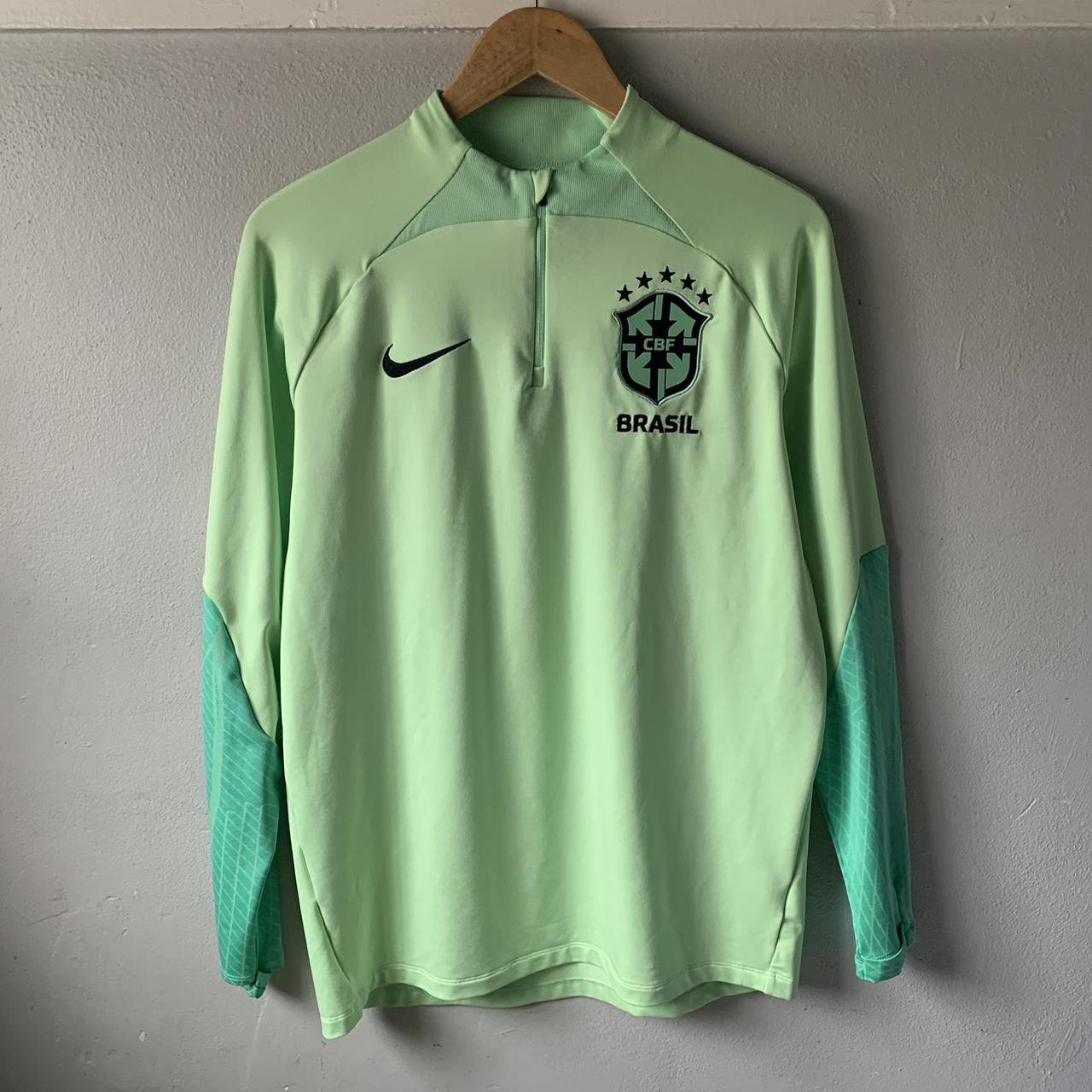 Nike 2022-23 Brazil training top quarter zip amazing... - Depop