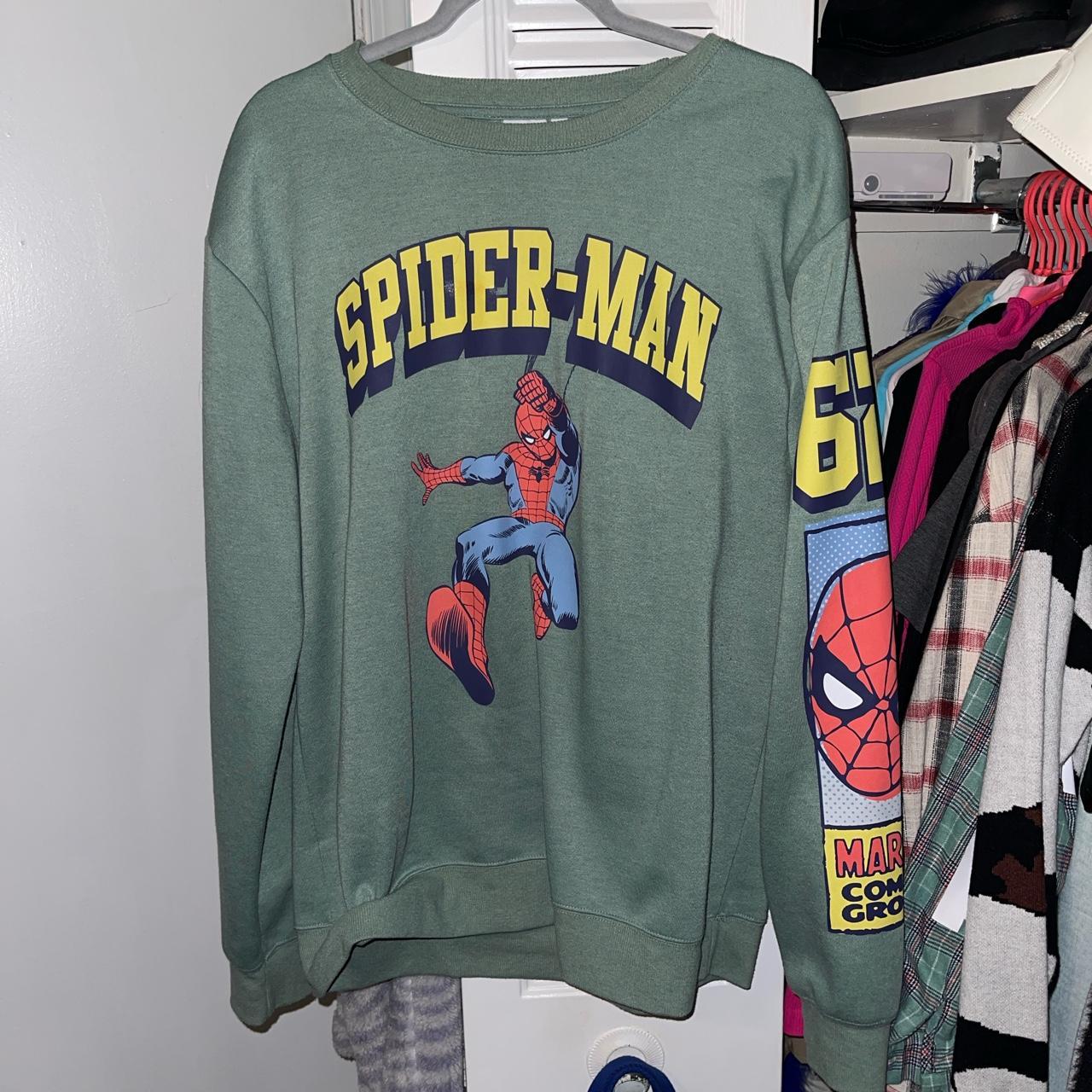 Spider-man Sweatshirt #marvel #Spiderman - Depop