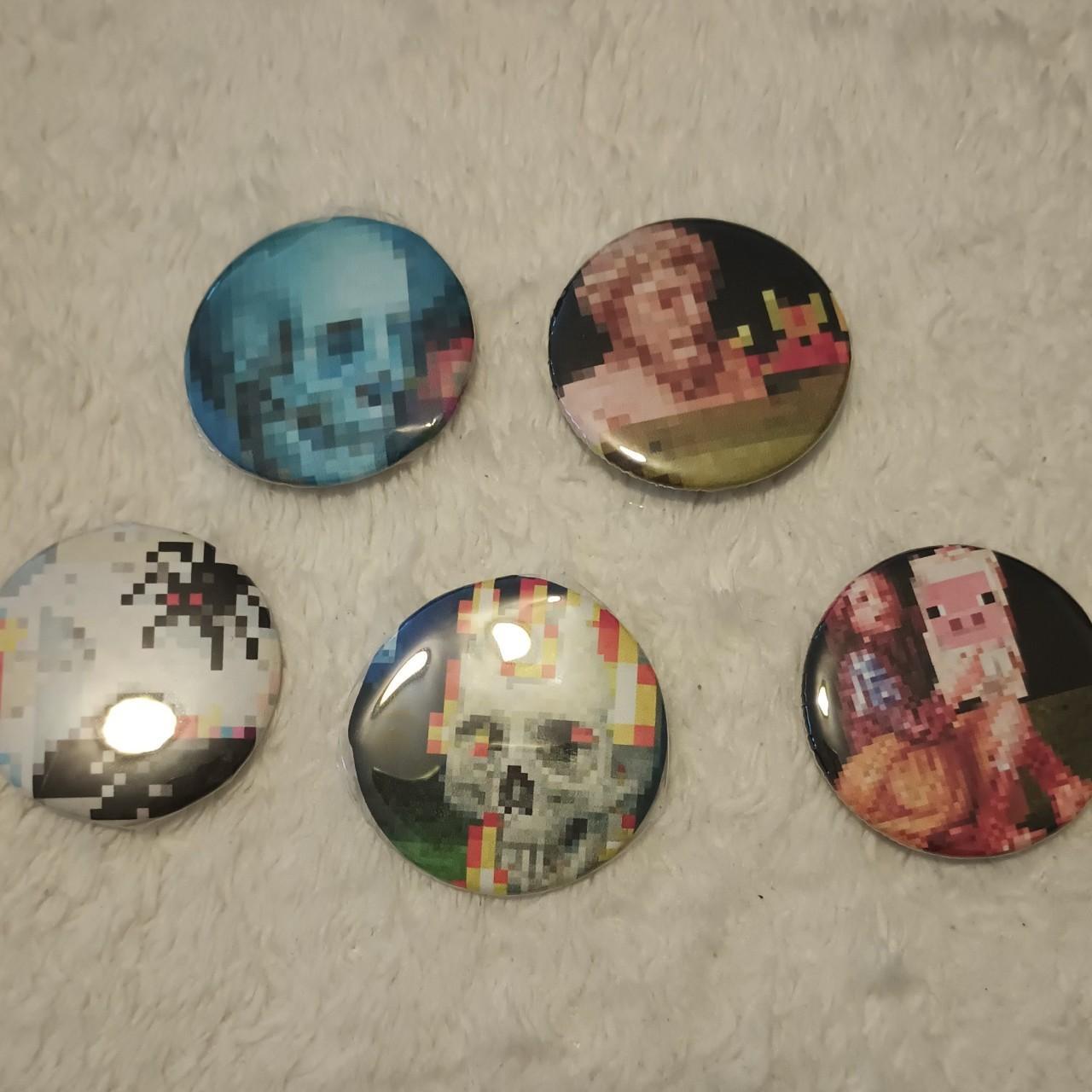 Minecraft painting button pins! I make these, $5 for... - Depop